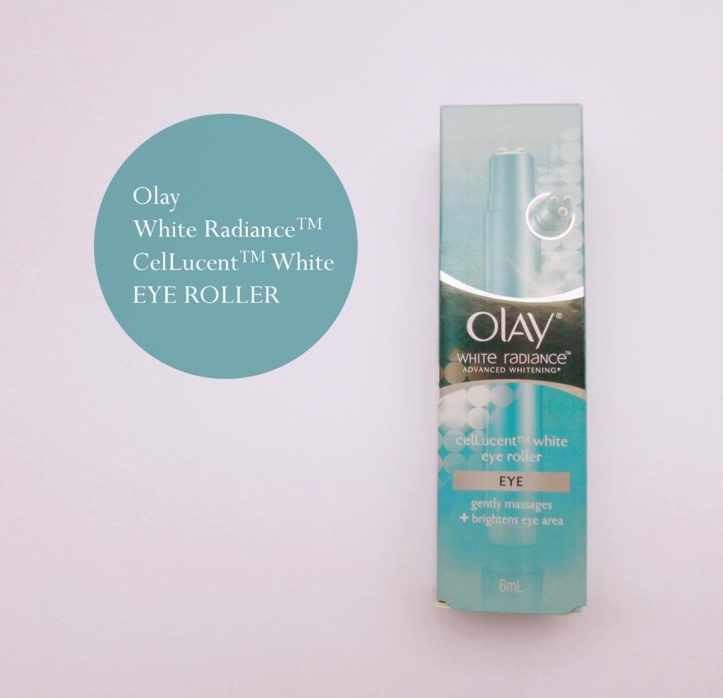 OLAY White Radiance Advanced Whitening Cellucent White Eye Roller Eye Gently Massage ...